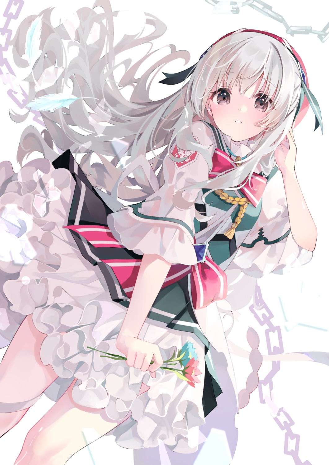 samayoi arcaea hikari (arcaea) seifuku skirt lift | #711835 | yande.re